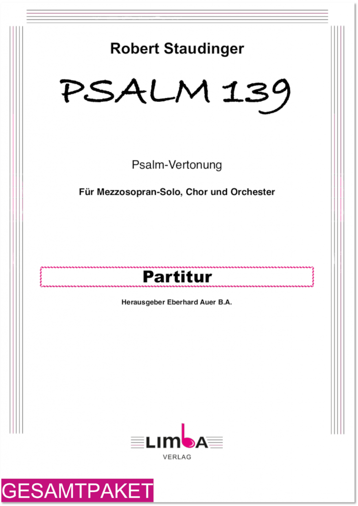 Robert Staudinger - Psalm 139 - LIMBA-Verlag